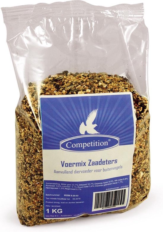 Competition Voermix Zaadeters - 2 x 800 gr | bol.com