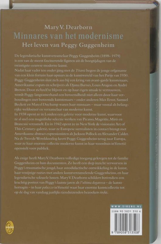Minnares van het modernisme, Mary V. Dearborn | 9789058313508 | Boeken | bol