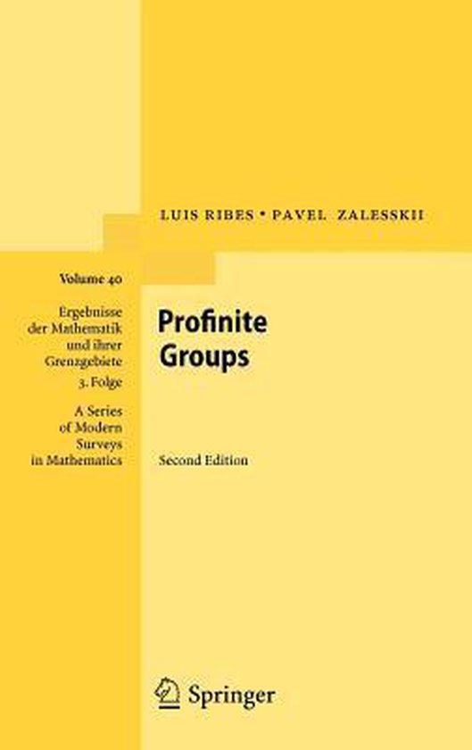 Profinite Groups | 9783642016417 | Luis Ribes | Boeken | bol.com
