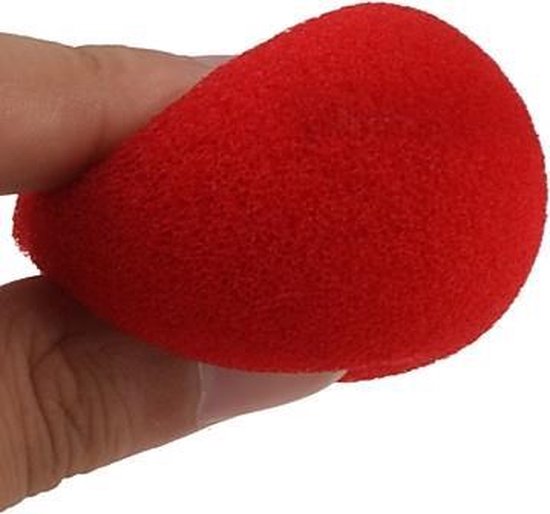 Rode Clownsneus Foam 6 Stuks - Clown Neus | bol