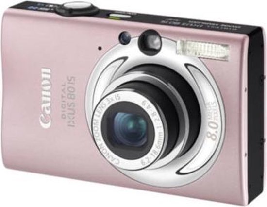 Canon Digital Ixus 80 IS - Roze | bol