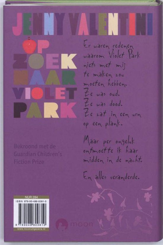 bol.com | Op Zoek Naar Violet Park, Jenny Valentine | 9789048800810 ...