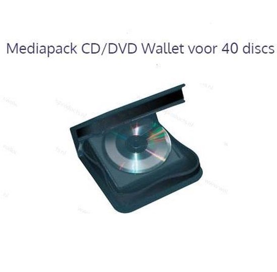 Mediapack Disc Storage Wallet voor 40 discs, Mediapack | Muziek | bol