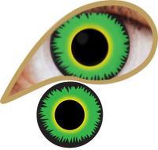 XtremeEyez - Green warewolf - 1 jaar lenzen | bol.com