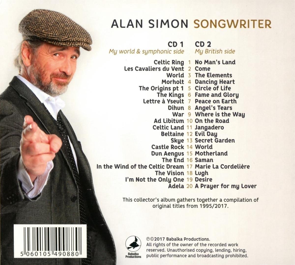 Songwriter, Alan Simon | Muziek | bol.com