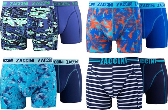 Zaccini 8-pack: Blue Planes - M | bol.com