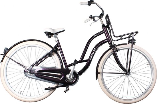 Avalon Beach N3 - Fiets - Vrouwen - Paars - 50 cm | bol.com