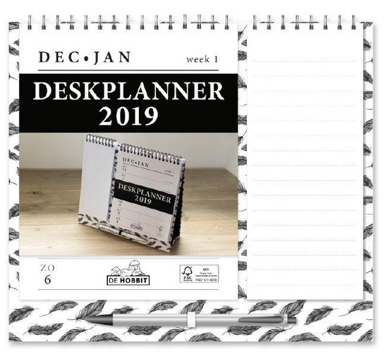 Hobbit deskkalender omslag weekkalender 2019 | bol.com