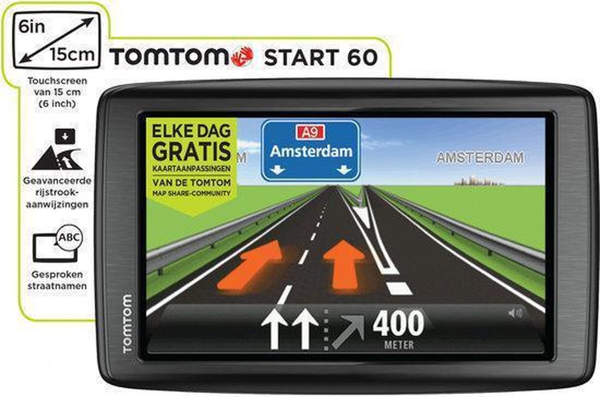 Tomtom GPS TomTom Start 60 Europe GPS Navigator - 6" Screen, 45 ...