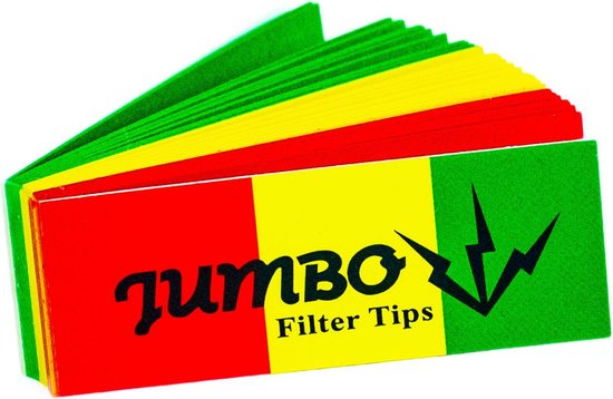 Jumbo Rasta Filter tips (100 stuks) | bol