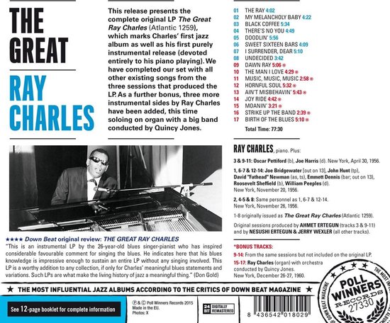 The Great Ray Charles, Ray Charles | Muziek | bol