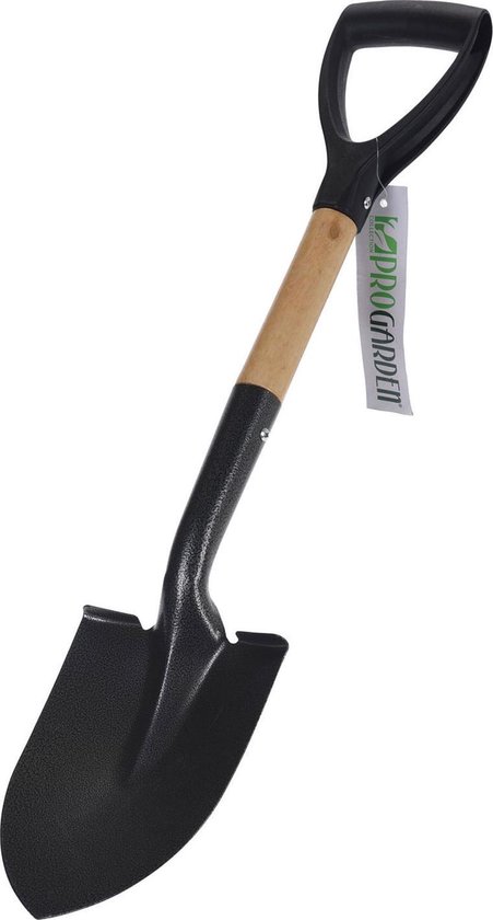 Metalen Schep met Houten Steel, 68 cm | bol