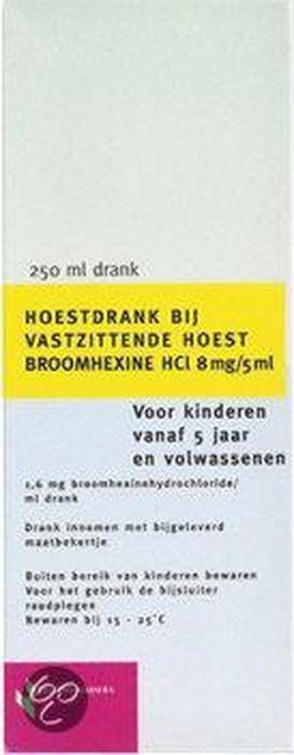 Healthypharm Broomhexine 8 mg - 250 ml - Hoestdrank | bol.com