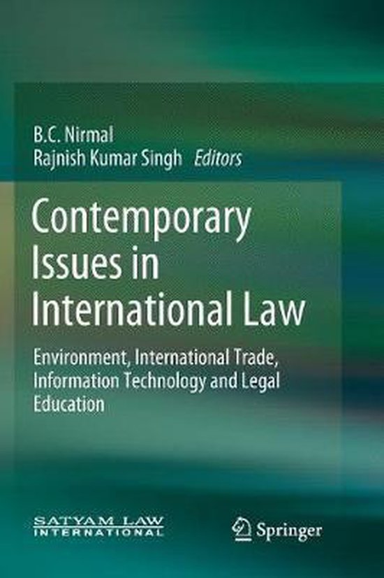 Contemporary Issues in International Law | 9789811348464 | Boeken | bol