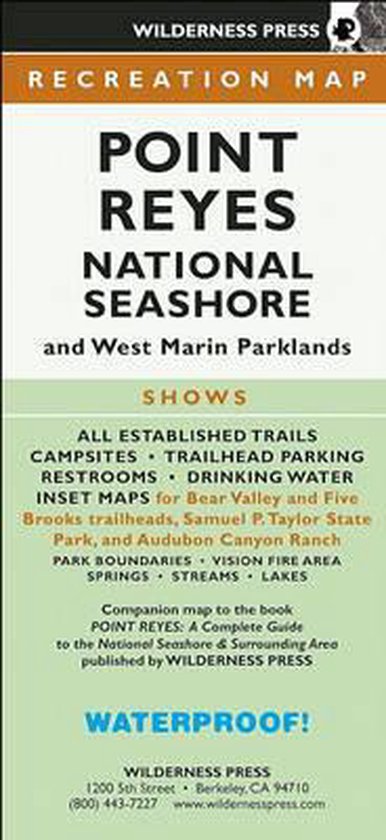 MAP Point Reyes National Seashore | bol.com
