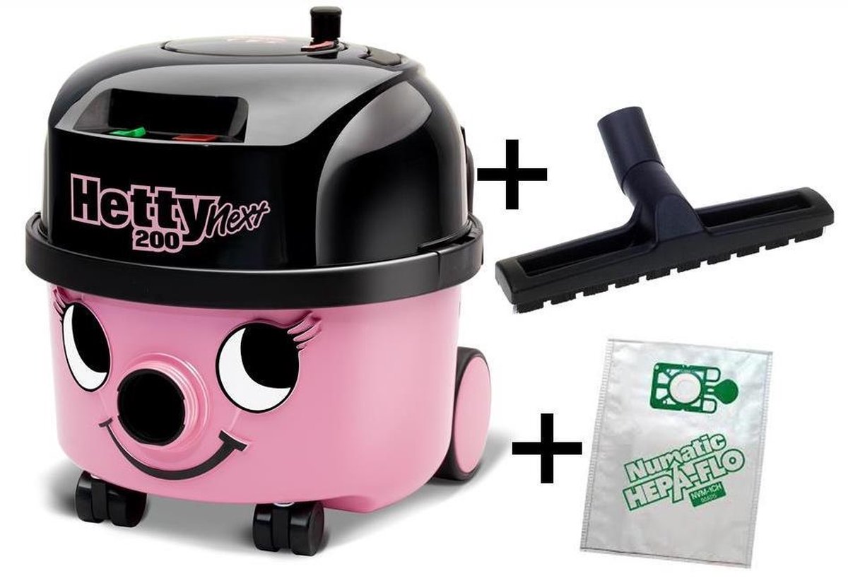 Numatic Hetty Next Stofzuiger Actie Pakket - HVN208 - met parketborstel ...
