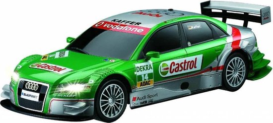 Racetin Audi A4 DTM - RC Auto - 1:28 - Groen | bol.com