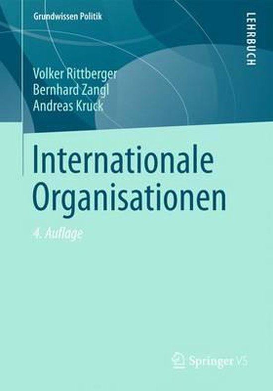 Internationale Organisationen, Volker Rittberger | 9783531195131 ...