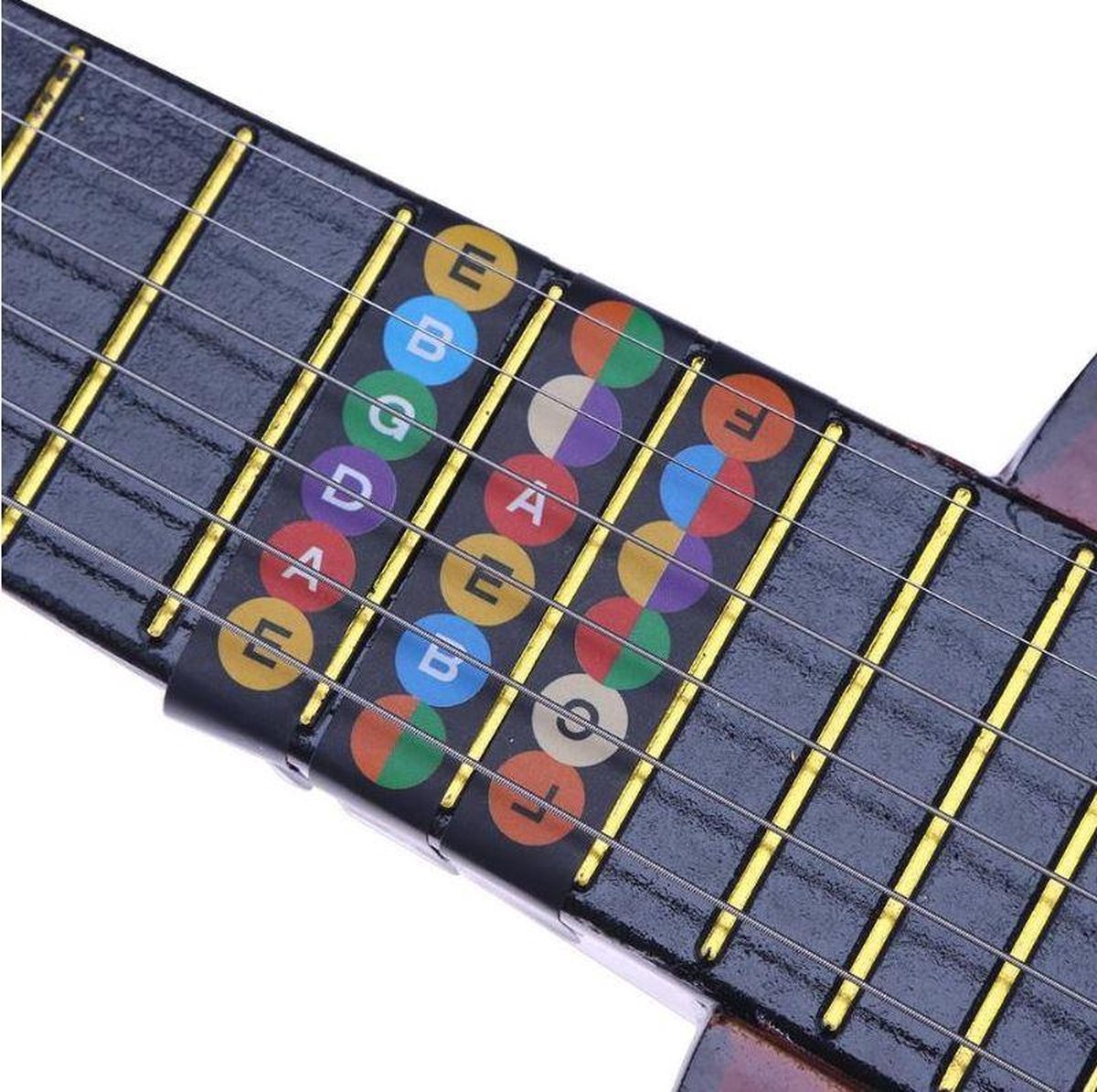 Gitaar fretboard stickers – Guitar Chords - Gitaarakkoorden sticker ...