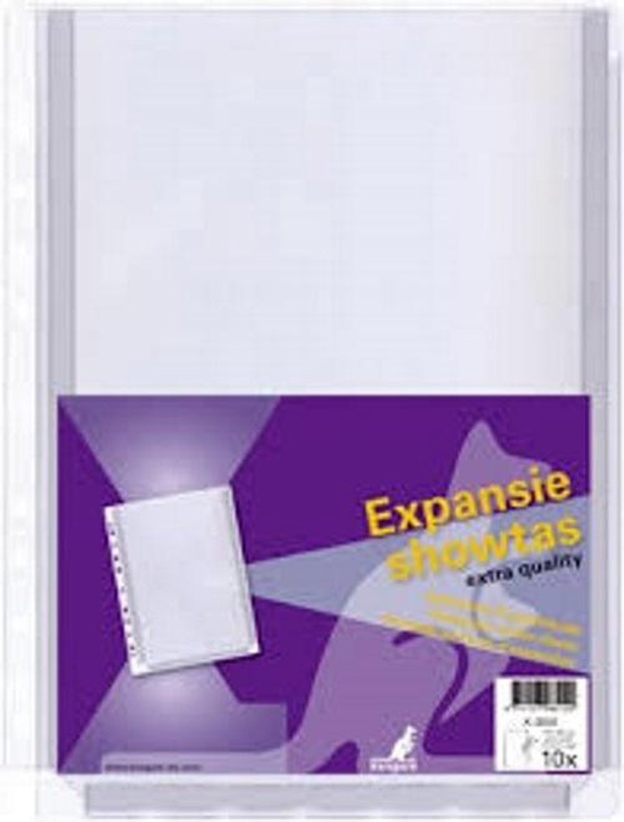 showtas Kangaro PVC A4 23-gaats pak à 10 stuks K-3001 | bol.com