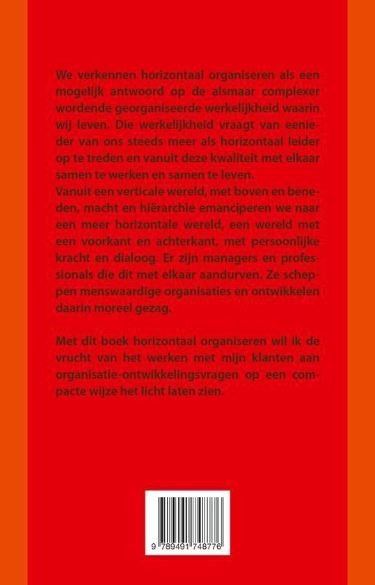 Horizontaal organiseren, Adriaan Bekman | 9789491748776 | Boeken | bol.com