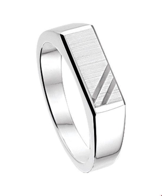 Zilveren Ring mat gediamanteerd 20.25 mm (64) | bol.com