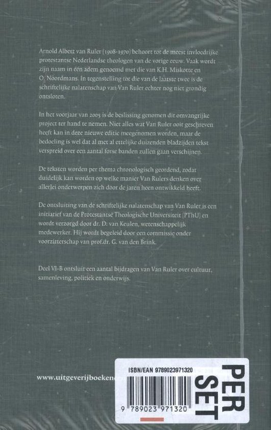 Set deel 6A en 6B Verzameld Werk | 9789023971320 | A.A. van Dr. Ruler ...