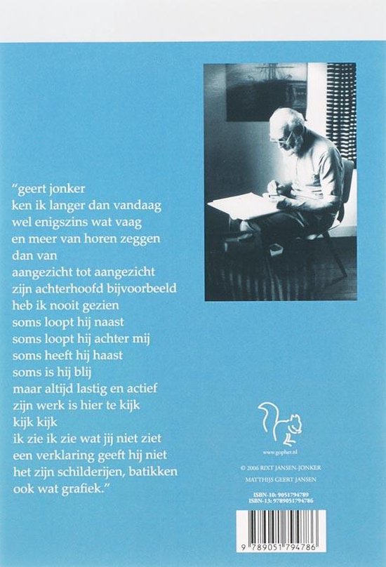 Een greep uit het werk van Geert Jonker, R. Jansen-Jonker | 9789051794786 | Boeken | bol