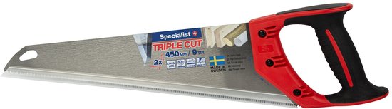 SPECIALIST+ Handzaag voor hout TRIPLE CUT 450mm 9TPI - Made in Sweden ...