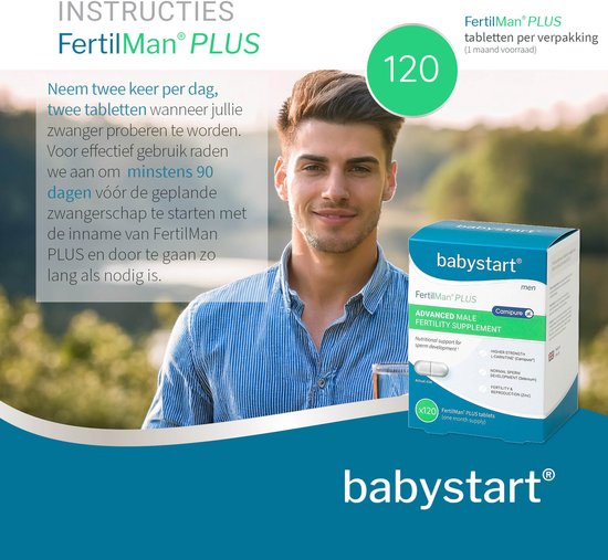 FertilMan® PLUS | geavanceerd vruchtbaarheids supplement man | 120 ...