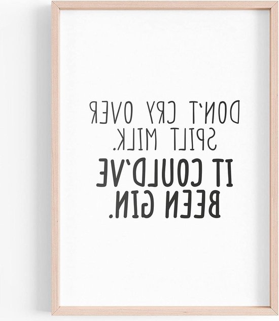 Grappige quote print - Home Prints - perfect voor je home bar - A4/A3 ...