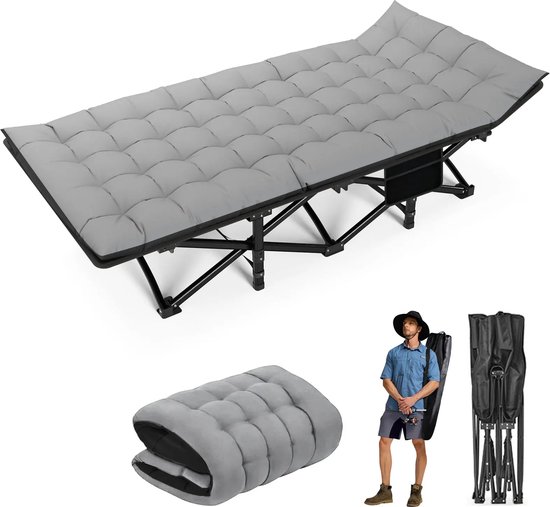 Inklapbaar Bed - Logeerbed, Opvouwbaar Campingbed of Veldbed - Stevig ...