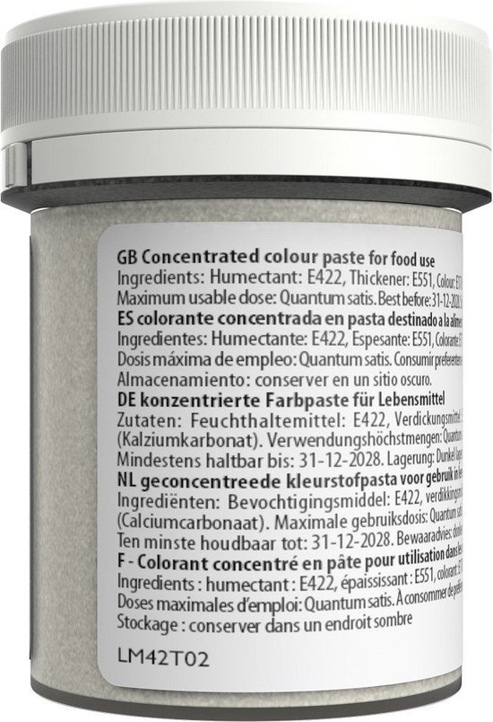 Sugarflair Max Concentrate Paste Colour - Voedingskleurstof - Wit - 42g ...