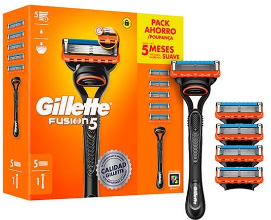 Gillette Fusion5 Scheermes + 5 Mesjes - Razor + 5 Blades | bol