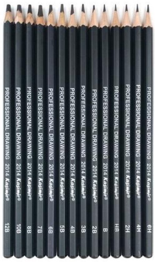 Nuvona Schetspotloden - Tekenpotloden Set - 14 stuks | bol