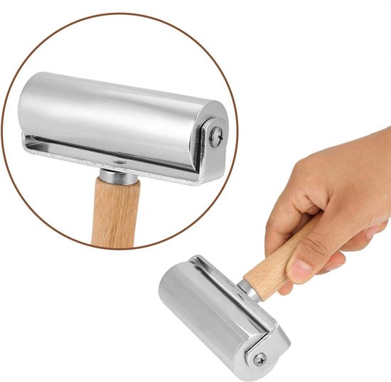 Press Edge Roller High Carbon Steel Leather Rolling Craft Roller Tool ...