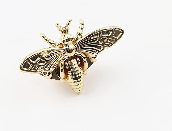 Creative Bee Shape Turn Lock Clips - Zwart Licht Goud - Handtas Rugzak ...