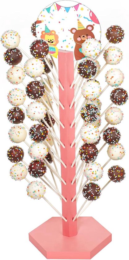 Cake Pop Stand Houten Lolly Houder - Lolly Stand voor Dessert Tafel ...