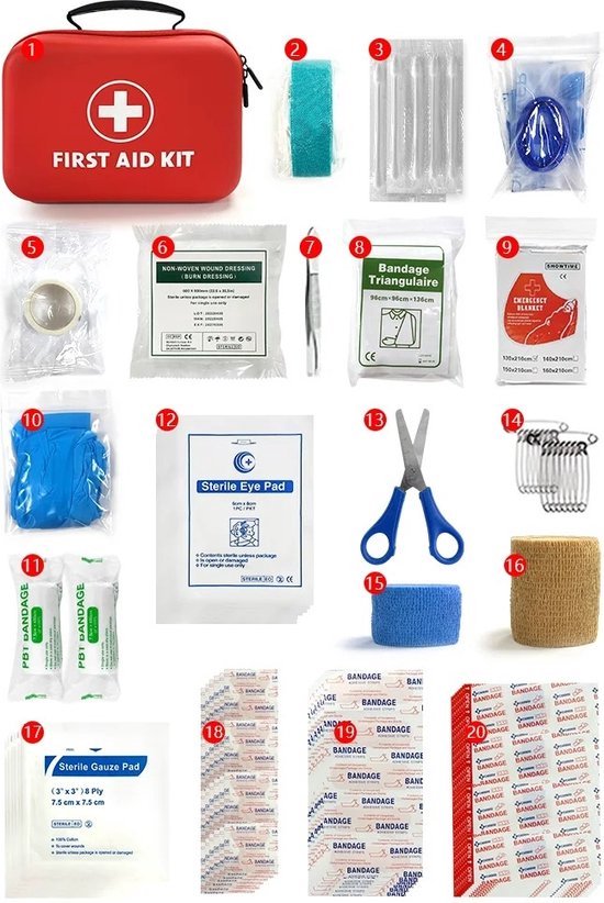 Cosas Buenas - Groen - Survival EHBO-kit - Survival - Militaire ...