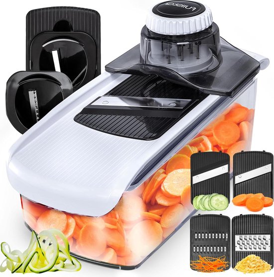 6-in-1 Mandoline Snijder - Professionele keuken snijmachine ...