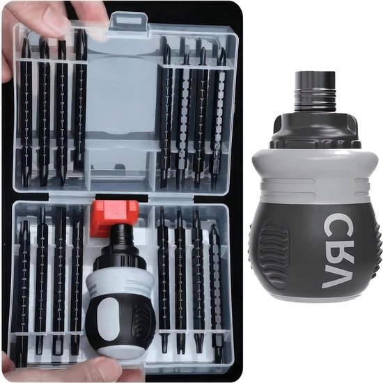 34-in-1 Stubby ratel schroevendraaier set - schaalbare bit ...