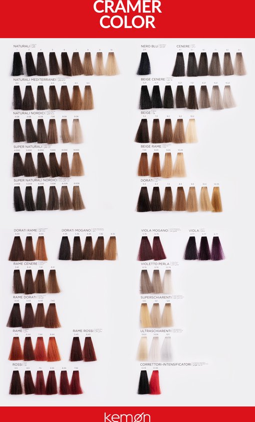 Kemon - Cramer Color 1965 - 9.3 Very Light Golden Blonde - 100ml | bol