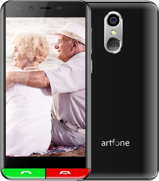 Artfone A500 senioren smartphone - GSM ouderen - Alarm phone - 32GB | bol