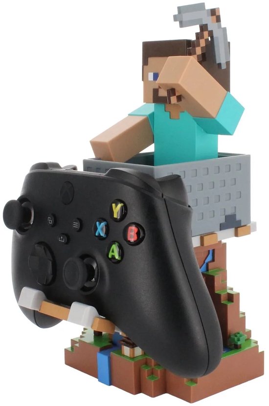 Cable Guys R.E.S.T - Minecraft - Steve Telefoon & Controller Houder | bol