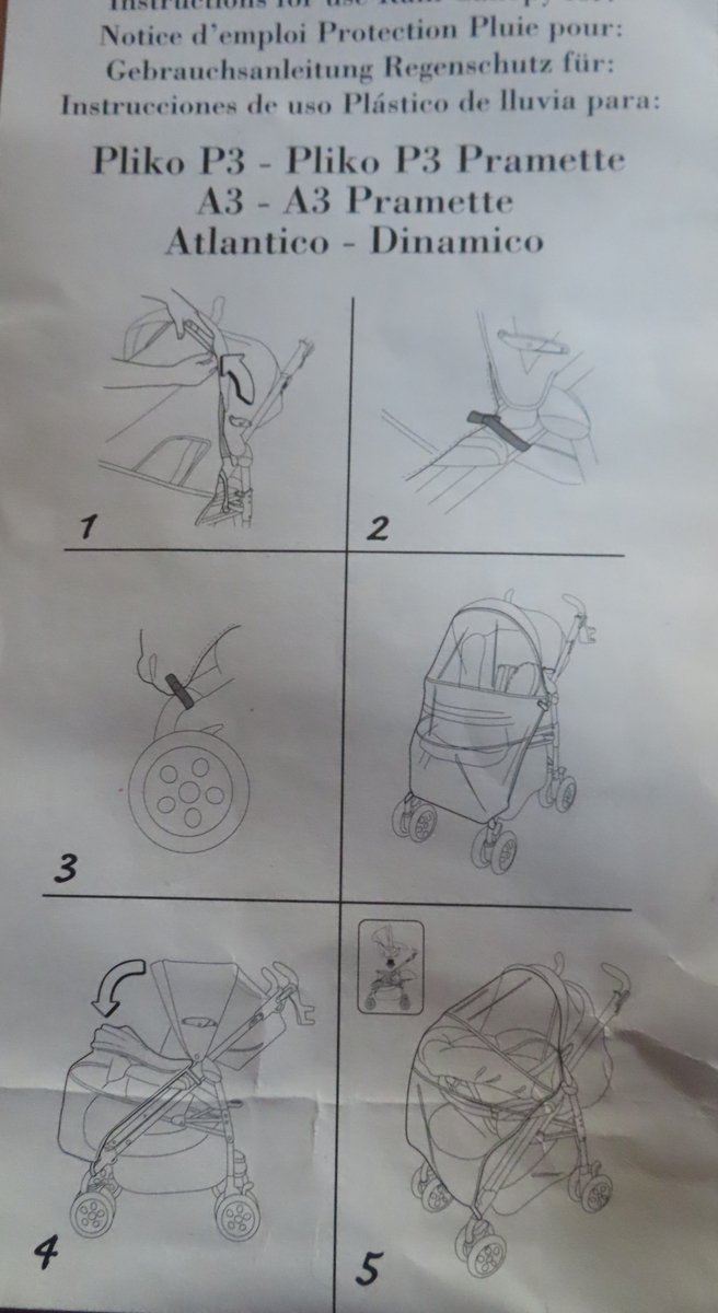 Peg-Perego - Regenzeil Buggy - Book plus , Switch , book , Pliko - Si ...