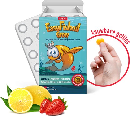 EasyVit Easyfishoil grow 30 Gummies | bol