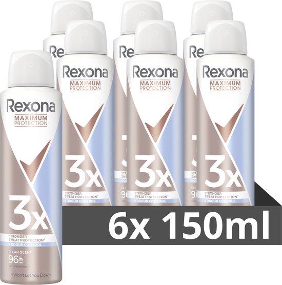 Rexona Women Maximum Protection Anti-Transpirant Spray - Clean Scent ...