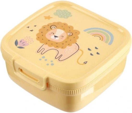 Curver - Snapbox Kinder Lunchbox Leeuw 0,9 Liter | bol