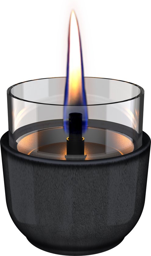 Tenderflame Violet 8 Reactive Glaze Tafelvuur - zwart | bol