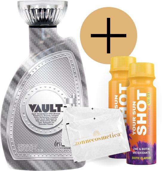 Devoted Creations - Vault + 2 Your Sun Shots + 2 Verfrissingsdoekjes | bol